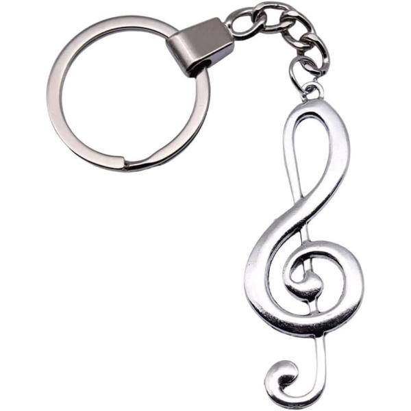 商品名FZZDP Antique Silver Color 61x22mm Big Musical Note Pendant Keyring Souvenirs Accessoriesブランド：商品サイズ：1商品番号：色：As Shown素...