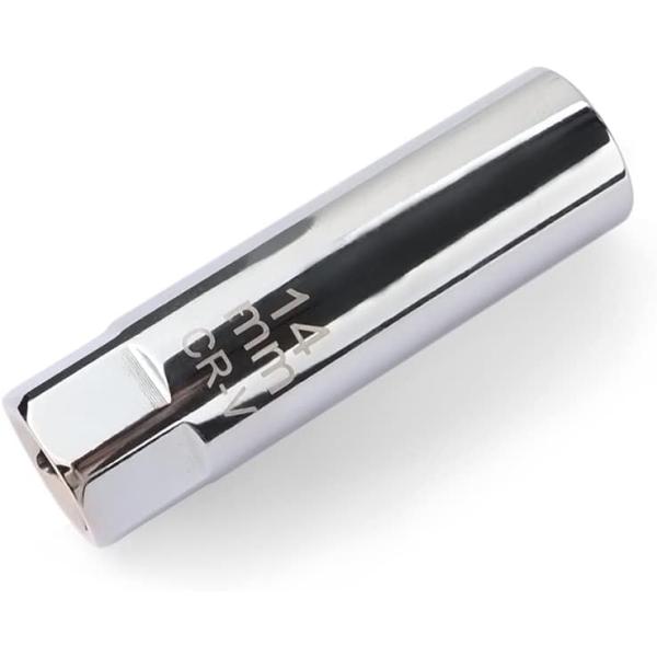 商品名14mm Spark Plug Socket Thin Wall 12 Points 3/8"" Drive Spark Plug Removal Tool,CRV Steel Spark Plug Tool with Leaf Sp...