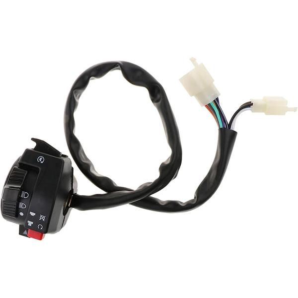 商品名DEPILA Handlebar Switch Motorcycle Handlebar Switch Assembly Multi-Function Left Turn Signal Horn Start Choke Starter...