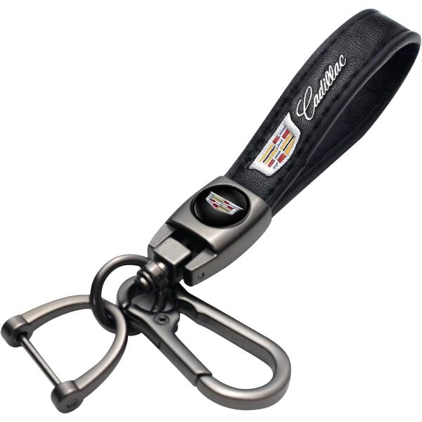 商品名ANRODO Leather Keychain Replacment for Cadillac,Escalade,CTS,SRX,BLS,ATS,STS,XTS,SXT Series Keyring for Women and Men...