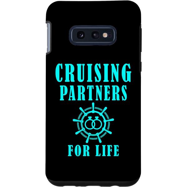 商品名Galaxy S10e Cruising Partners For Life Wife Husband Couples Sailor Caseブランド：Captain Captains Anchor Sailors Sailing B...