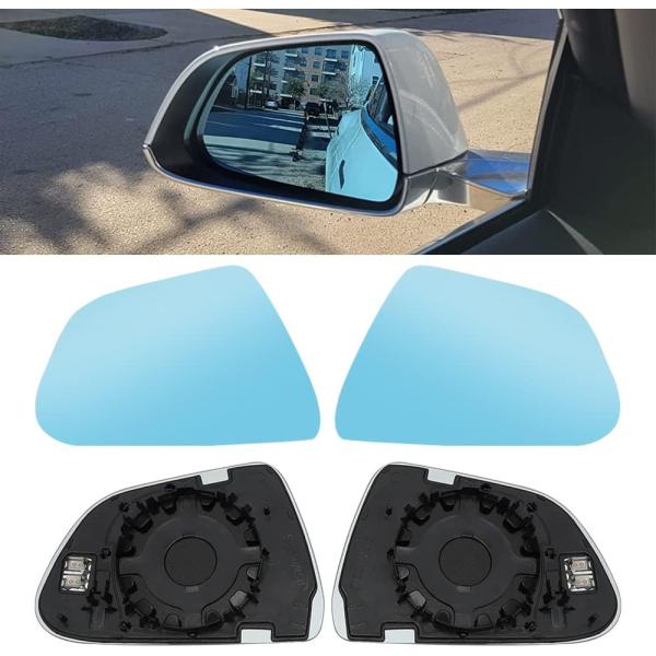 商品名2個 広角サイドミラーガラス Tesla Model 3 2017-2023用 サイドミラー 交換用 アンチグレア 熱曇り止め ブルーガラスレンズ2Pcs Wide Angle Side Mirror Glass for Tesla ...