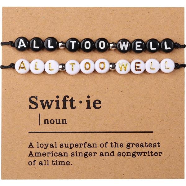 商品名GINAZL Lover Fearless Reputation Speak Now アンチヒーローミッドナイツブレスレット テイラーファン向け フレンドシップジュエリーギフト 2人用, アクリル2 Pcs All Too Well ...