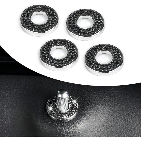商品名cueclue 4 PCS Bling Car Door Lock Cover, Modified Door Lift Trim Cover, Compatible with Mercedes Benz E Class A Class...