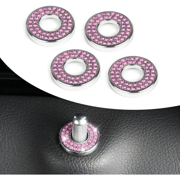 商品名cueclue 4 PCS Bling Car Door Lock Cover, Modified Door Lift Trim Cover, Compatible with Mercedes Benz E Class A Class...