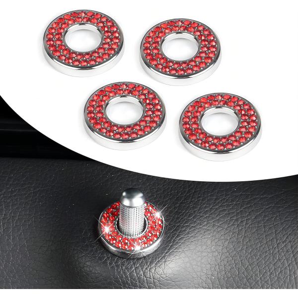 商品名cueclue 4 PCS Bling Car Door Lock Cover, Modified Door Lift Trim Cover, Compatible with Mercedes Benz E Class A Class...
