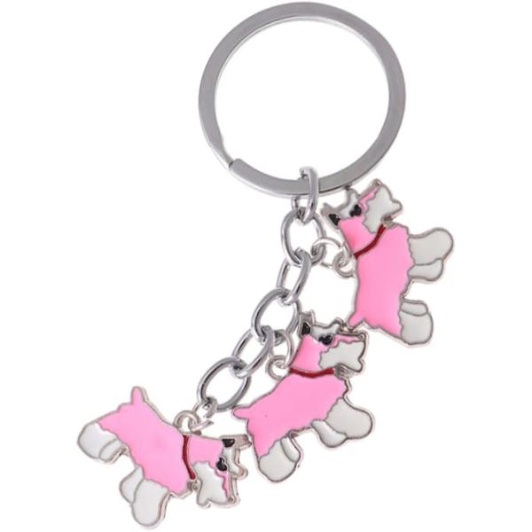 商品名Veemoon Backpack Keychains Metal Key Ring Stainless Steel Keychain Stainless Steel Key Chain Dog Lover Gift Car Key R...