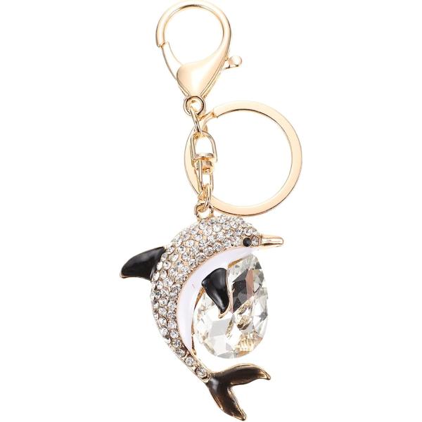 商品名VOSAREA Dolphin Keychain Animal Keychains Car Hanging Ornament Key Wallet Purse Charms Keychain Cartoon Key Holder Do...