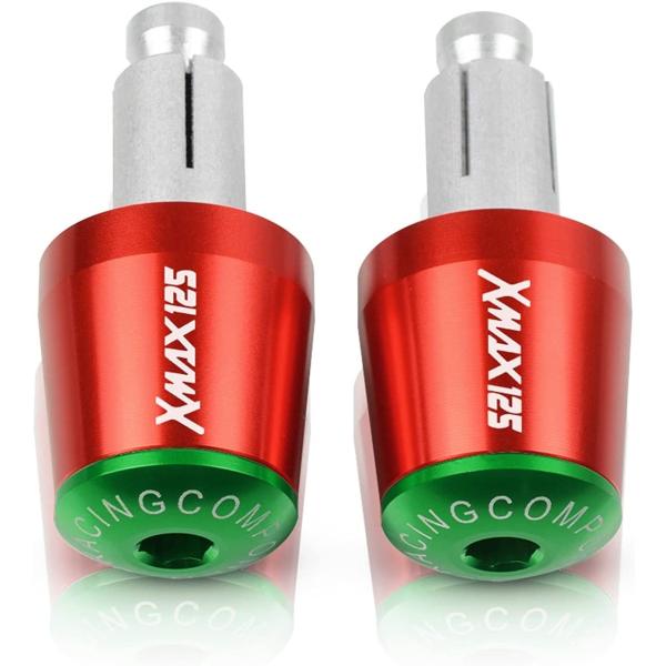 商品名ORSQU 7/8"" 22mm Motorcycle Handlebar Grips End Handle Bar Cap End Plug with for Yamaha XMAX125 Xmax 125 XMAX-125 Acc...