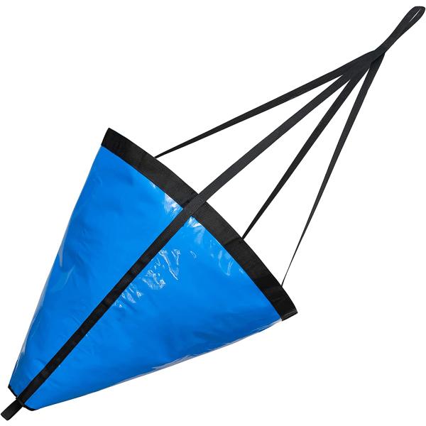 商品名BLUEWING 42"" Drift Sock Sea Anchor 3.5ft Blue Parachute Drift Anchor Drift Sock 840D Nylon Sea Anchor Drogue for Mar...