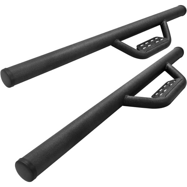 商品名Climwa 3インチ チューブ &amp; 4インチ ドロップダウン サイドステップ ナーフバー ランニングボード 2007-2018 シボレー シルバラード/GMCシエラ 1500 レギュラーキャブ シングルキャブ 標準キャブ 高...