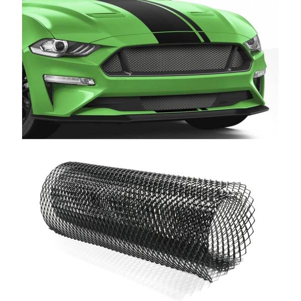 商品名ESEWALAS Universal 40""x13"" Car Grill Mesh,Black Painted Aluminum Alloy Grille Mesh Roll,Fit for Bumper,Hood Vent,Ve...