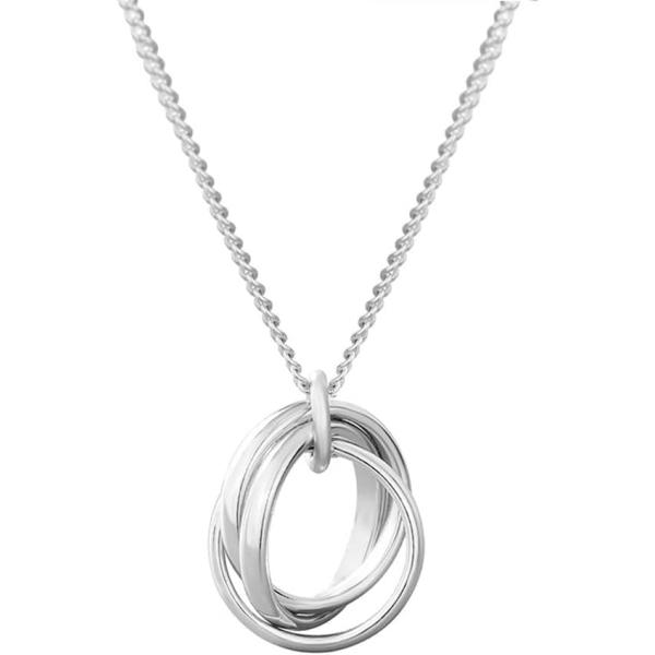 商品名YASEZ Circle 925 Silver Necklace Female Summer Simple Clavicle Chain Cold Wind Accessories (Color : D, Size : 40+5CM)...