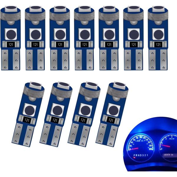 商品名yonwait 10個 T5 LED電球 車用LED計器ライト 3030 3SMD LED 自動車インストルメントパネルインジケーターライトランプ (ブルー)yonwait 10 PCS T5 LED Bulb, Car LED In...
