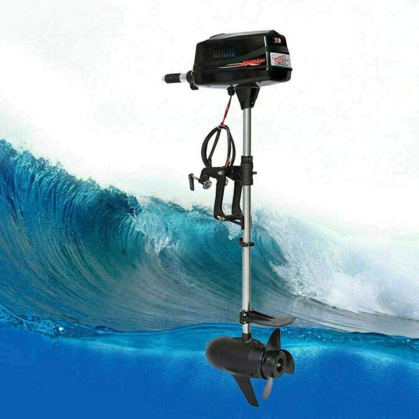 商品名DNYSYSJ 1800w 48v Electric Outboard Motor Fishing Boat Engine Brushless Motor, 7.0-Horsepower Outboard Engine Is Suit...