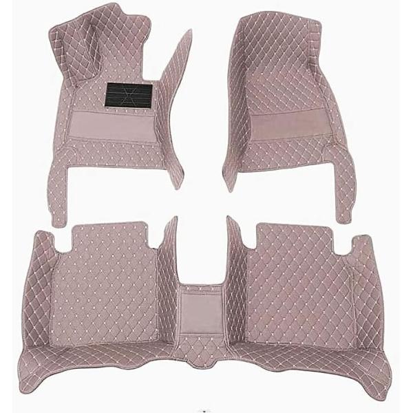 商品名KAYAMU Customized Car Floor Mats Car Carpet All-Weather Full encirclement Mat Leather Interior Passenger Car SUV (Lig...
