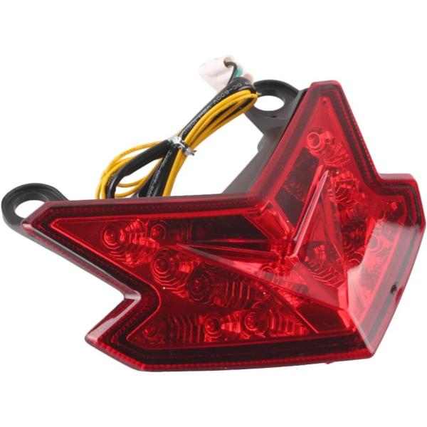 商品名Three T FSFY Motorcycle Tail Brake Lamp Taillight Assemblies for Kawasaki Z800 ZX6R 2013 2014 Redブランド：Three T商品サイズ：高さ...