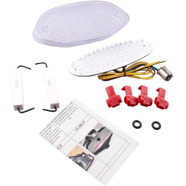商品名FSFY Motorcycle Tail Brake Lamp Taillight Assemblies for BMW F650CS 2001-2004 / R1100S 1998-2004 Clear Lensブランド：Three...