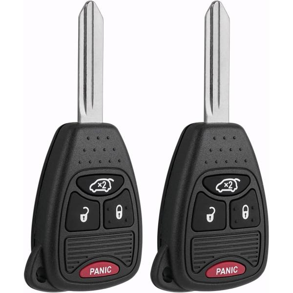 商品名ADAURIS キーレスエントリーリモコン 交換用 クライスラー 300C 05-07 充電器 06-07 グランドチェロキー 05-07 Liberty 08-13 Avenger 08-14 KOBDT04A OHT692427A...