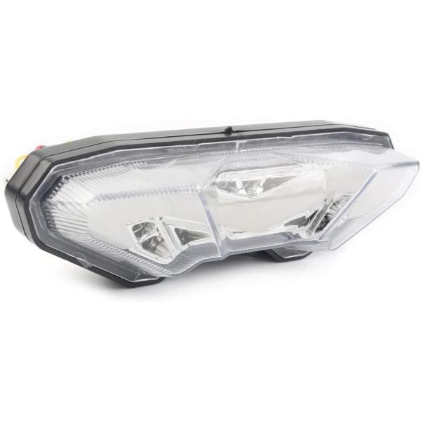 商品名Lirun Motorcycle LED Brake Taillight Lamp Integrated Turn Signals for Yamaha FZ-09 MT-09 2015-2018, Clear Lenseブランド：T...