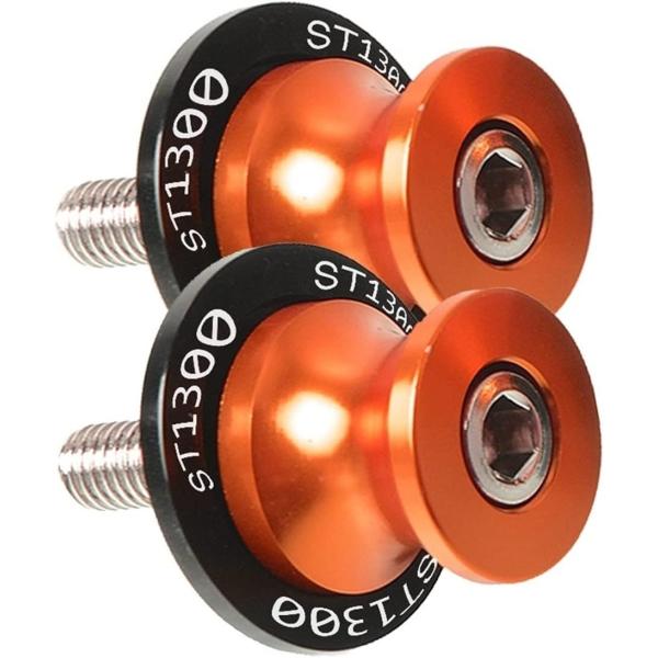 商品名RAICAR Motorcycle Parts Aluminum Rear Fork Spool Slider Fixing Screw 8mm Suitable for Honda ST1300 ST1300A 2003 2004-...