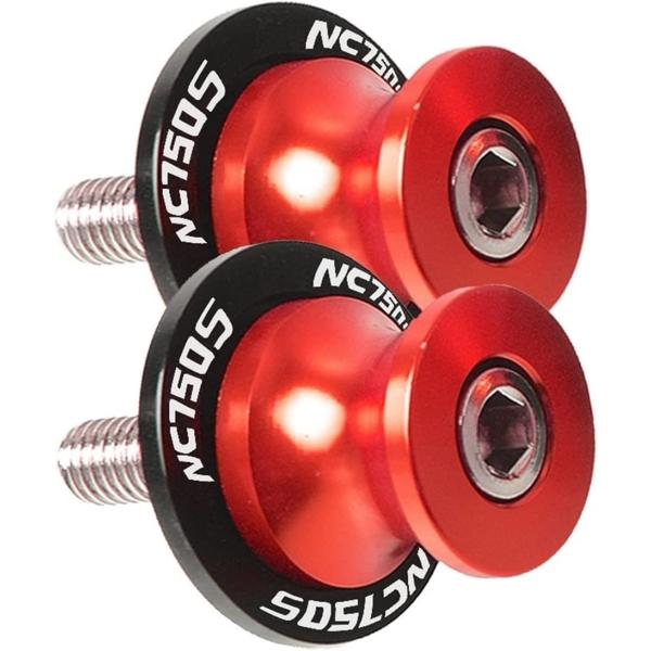 商品名RAICAR Motorcycle CNC Aluminum Rear Fork Spool Slider Bracket Screw M6 for Honda NC750 NC750S NC750X NC 750S / X 2014...