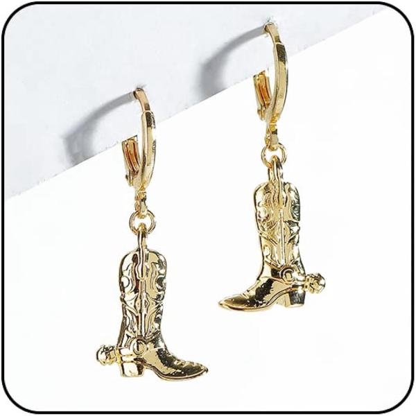 商品名Cowboy Boot Earrings for Women Cowgirl Earrings Dangle Country Western Earrings for Women Cowgirl Accessories Cowboy ...