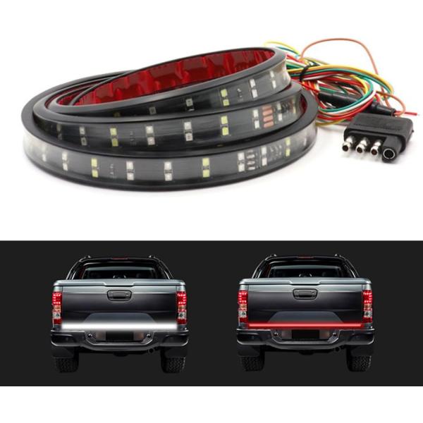 商品名cueclue 1 PC Double-row Tailgate Light, Truck Tailgate Light, 59In LED Strip, Car Brake Light, Turning Signals Lights...