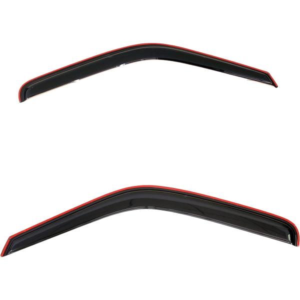 商品名KERWATS 2pcs in Channel Style Sun Rain Window Visors VentVisor Door Side Window Wind Deflectors for 192352,Easy to In...