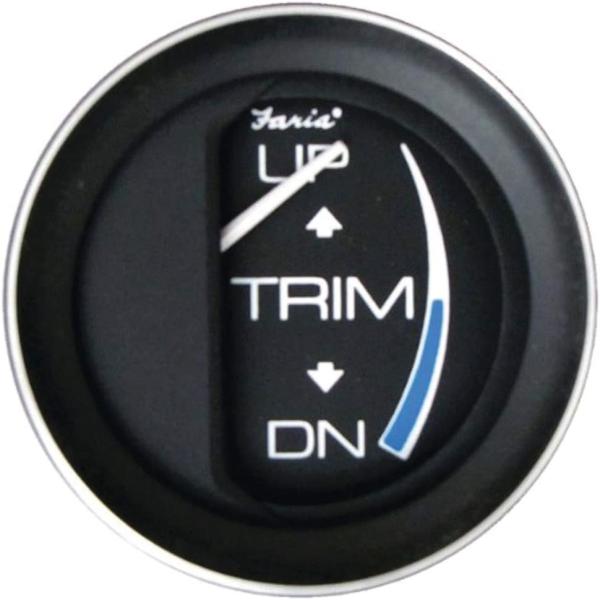 商品名FARIA BEEDE - 3003.3472 13017 Coral Trim Gauge (Mercury/Mariner/Mercruiser/Volvo DP/Yamaha 2001 and Newer) - 2, Black...