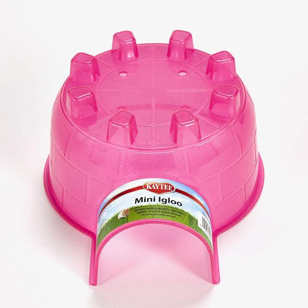 商品名Super Pet Igloo Durable Hideout Translucent Plastic for Rabbit Animals MiniKaytee Igloo Habitat Hideout For Pet Hamst...