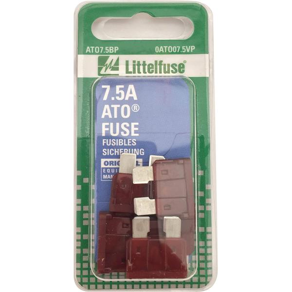 商品名Littelfuse 0ATO07.5VP ATO 32 Volt 7.5 Amp Carded Fuse, (Pack of 5)ブランド：Littelfuse商品サイズ：高さ：1.3 cm横幅：3.8 cm奥行：9.9 cm 商品...