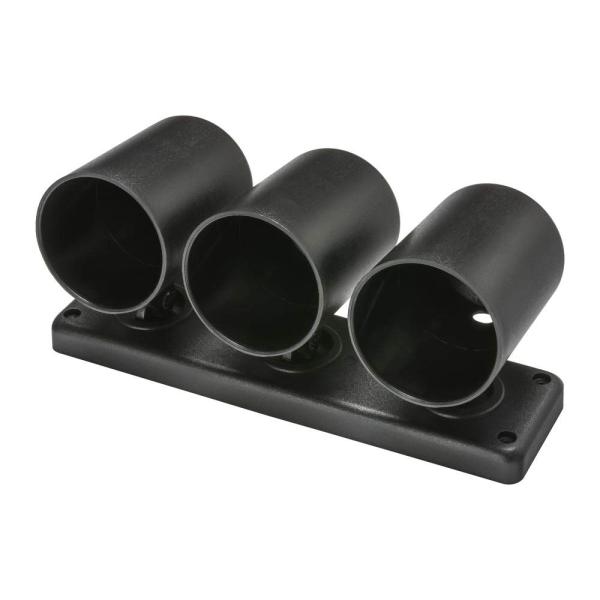 商品名GlowShift Universal Black Triple Gauge Swivel Dashboard Pod - Fits Any Make/Model - Swivels 360 Degrees - ABS Plastic...