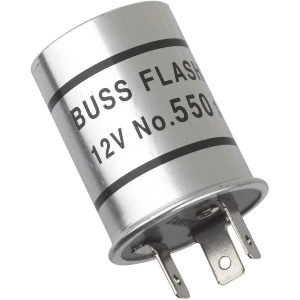 商品名Bussmann Division 550 Heavy-Duty Flashers - 3 Prongブランド：Bussmann商品サイズ：高さ：6 cm横幅：9.9 cm奥行：13.5 cm 商品番号：550色：素材：Steel