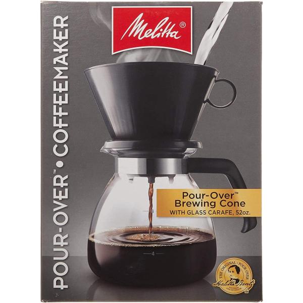 商品名Melitta Gourmet 10 Cup Manual Coffeemaker-DRIP CONE COFFEE MAKER (並行輸入品)Melitta 640616 Coffee Maker, 52 oz, Glass Car...
