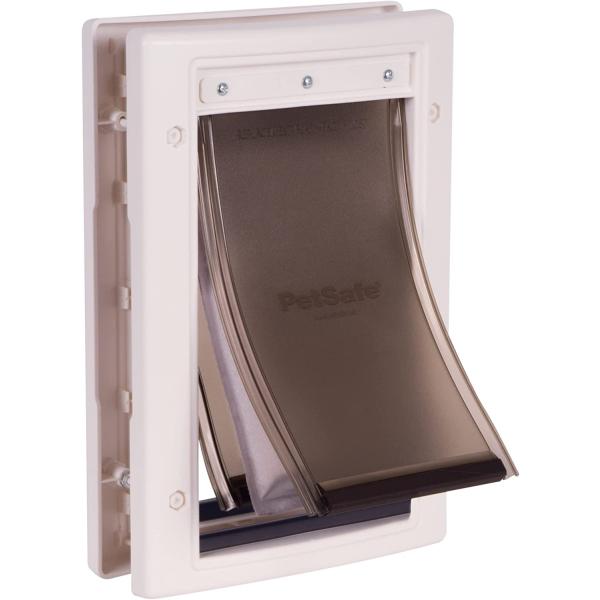 商品名PetSafeエクストリーム天気エネルギー効率的なペットドア、白、小PetSafe Extreme Weather Pet Door for Cats and Dogs   3-Flaps for Added Insulation  ...