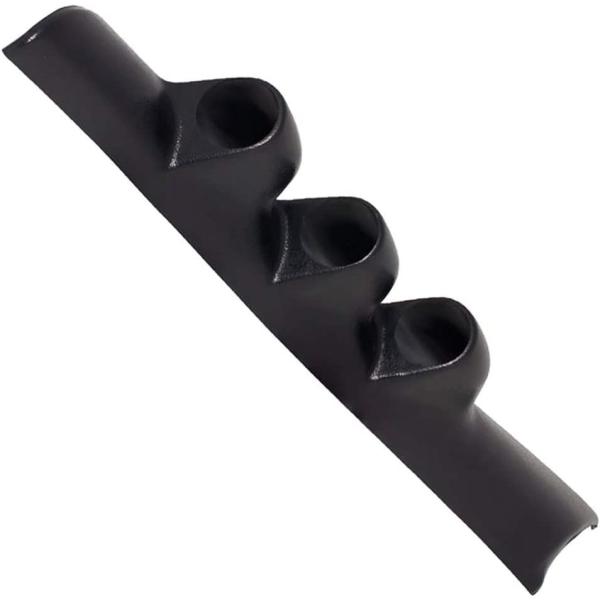 商品名GlowShift ブラック トリプルピラーゲージポッド 1994-1997 ダッジ・ラム カミンズ 1500 2500 3500 - ABSプラスチック - 2 1/16インチ (52mm) ゲージをトラックのA-ピラーに取り付けG...