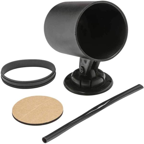 商品名GlowShift Universal Black Single Gauge Swivel Dashboard Pod - Fits Any Make/Model - Swivels 360 Degrees - ABS Plastic...