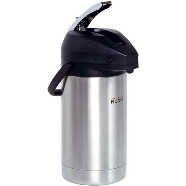 商品名DECANTER,3.0L AIRPOT,SSBUNN - BUN321300000 32130.0000 3.0-Liter Lever-Action Airpot, Stainless Steelブランド：BUNN商品サイズ：St...