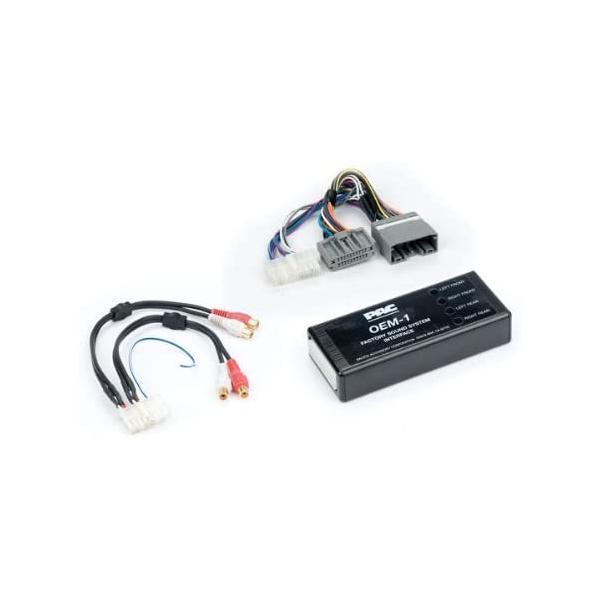 商品名一部の2007-upクライスラーでアンプを追加または交換するためのPACシステムインターフェースキット ブラック AOEM-CHR3PAC AOEM-CHR3 System Interface Kit to Add or Replac...