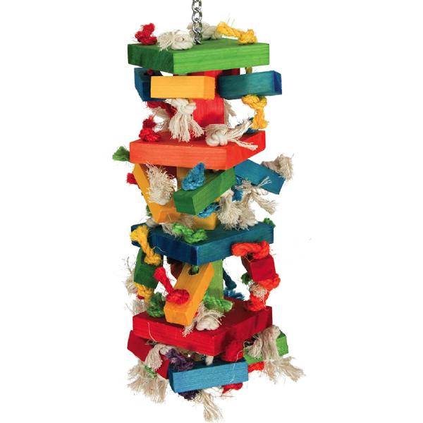 商品名Caitec 531 Extra Large Knots and BlocksFeatherland Paradise Knots N Blocks Bird Toy, Bird Toys, for Parrots, Cockatoo...