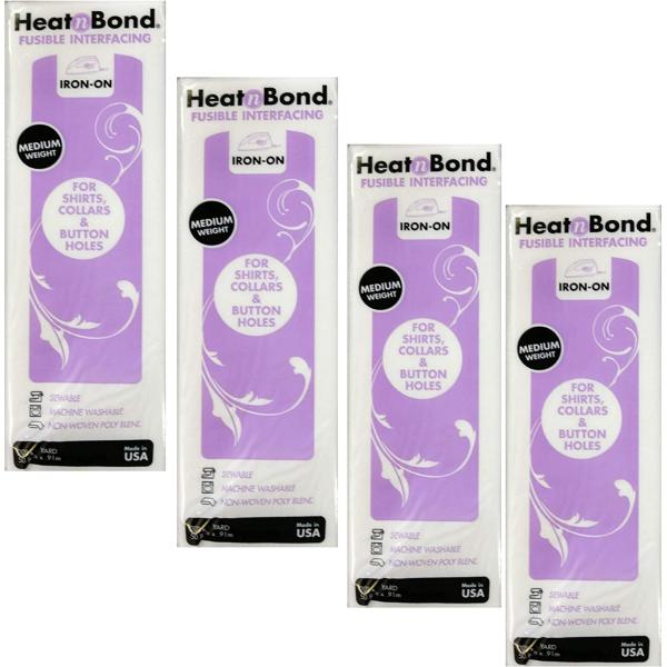 商品名Therm O Web Thermoweb Heat N Bond ミディアムウェイト アイロン接着可溶性インターフェース ホワイト 20インチ x 36インチ 337 (4個パック)Therm O Web Thermoweb Hea...