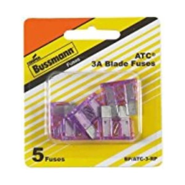 商品名3A ATC ブレードフューズBussman Cooper Blade Fuse 3 Amp 5 Countブランド：Bussman商品サイズ：ATC 3高さ：1.4 cm横幅：4.4 cm奥行：9.2 cm 商品番号：ATC-3色：素材：