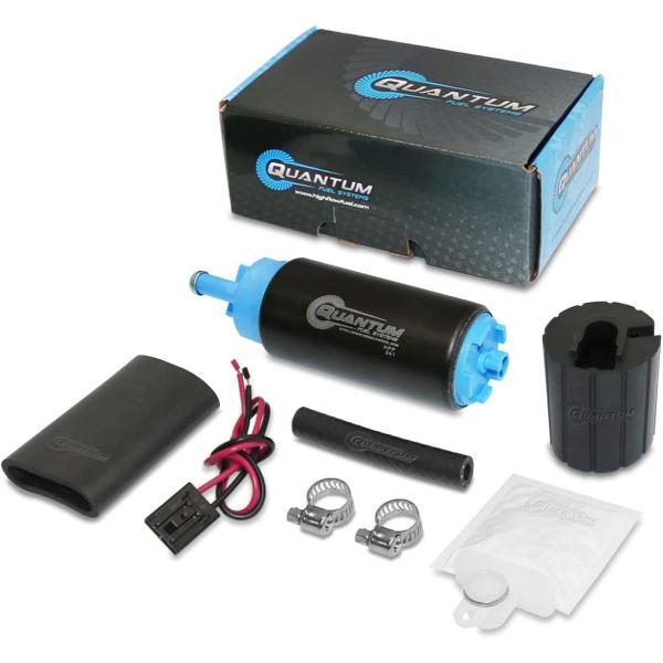 商品名QFS 255LPH In-Tank Performance Fuel Pump Replacement for Universal Fit, OEM High Pressure, with Installation Kit, Gra...