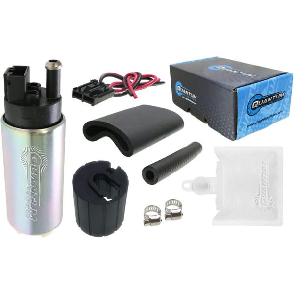 商品名QFS 255LPH In-Tank Performance Fuel Pump Replacement for Universal Fit, OEM High Pressure, with Installation Kit, Gra...