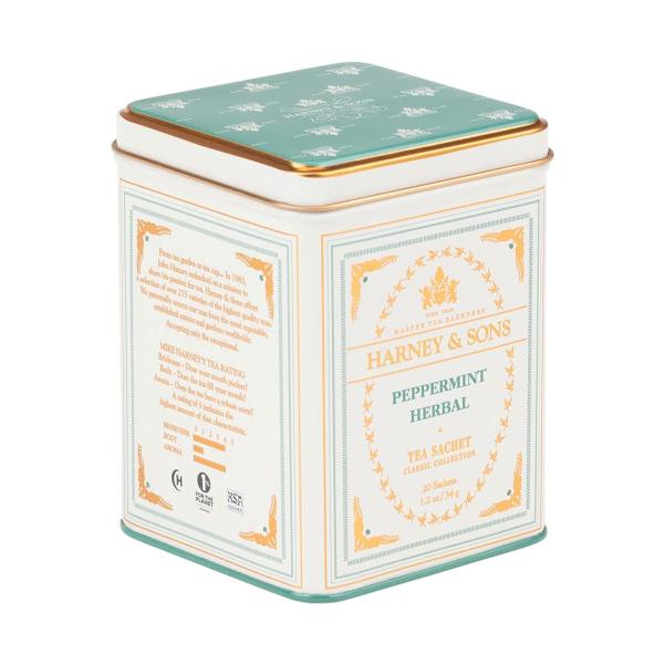 商品名ハーニー&amp;サンズ（HARNEY&amp;SONS）PEPPERMINT SACHETS ペパーミント [ classic ] サシェ20個入Harney and Sons Peppermint Tea, 20 Sachets ...
