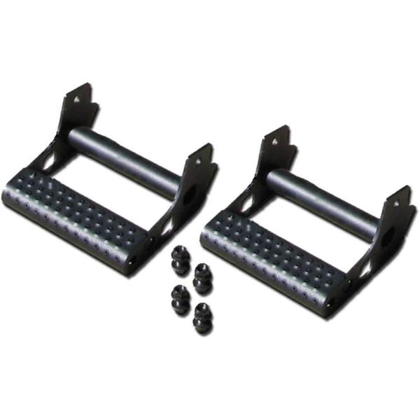 商品名n-fab jpts32ステップシステムN-Fab RKR Detachable Steps (Sold In Pairs) | Textured Black | JPTS32 | Compatible With All RKR Ra...