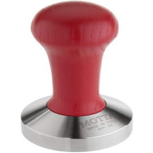 商品名：Motta 8150/R Tamper Base Stainless Steel Convex 5.8cm Handle RedMotta Professional Convex Base Coffee Tamper with Re...
