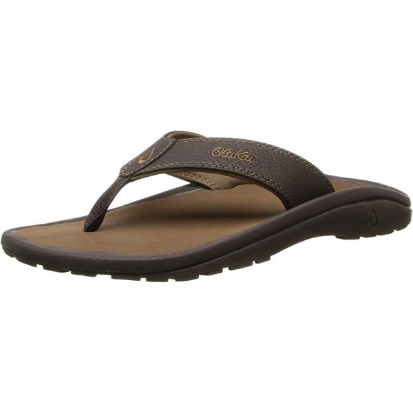 商品名OLUKAI Ohana Sandal - Men's Dark Java/Ray 17OLUKAI Ohana Men's Beach Sandals, Quick-Dry Flip-Flop Slides, Water Resis...