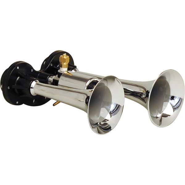 商品名Kleinn Air Horns 99クロームメッキ亜鉛合金デュアルエアホーンKleinn Air Horns 99 Dual Air Horn - Chrome-Plated Zinc Alloyブランド：Kleinn商品サイズ：高...